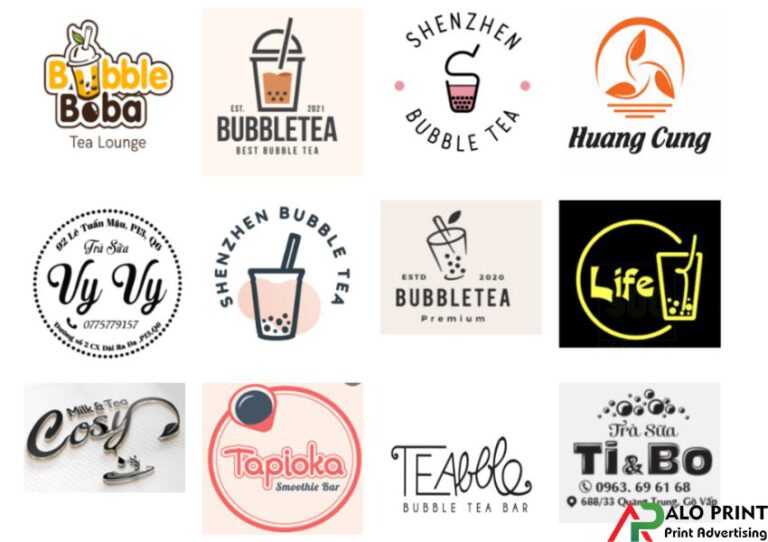 50+ Mẫu Logo Trà Sữa Đẹp Thu Hút Khách Hàng